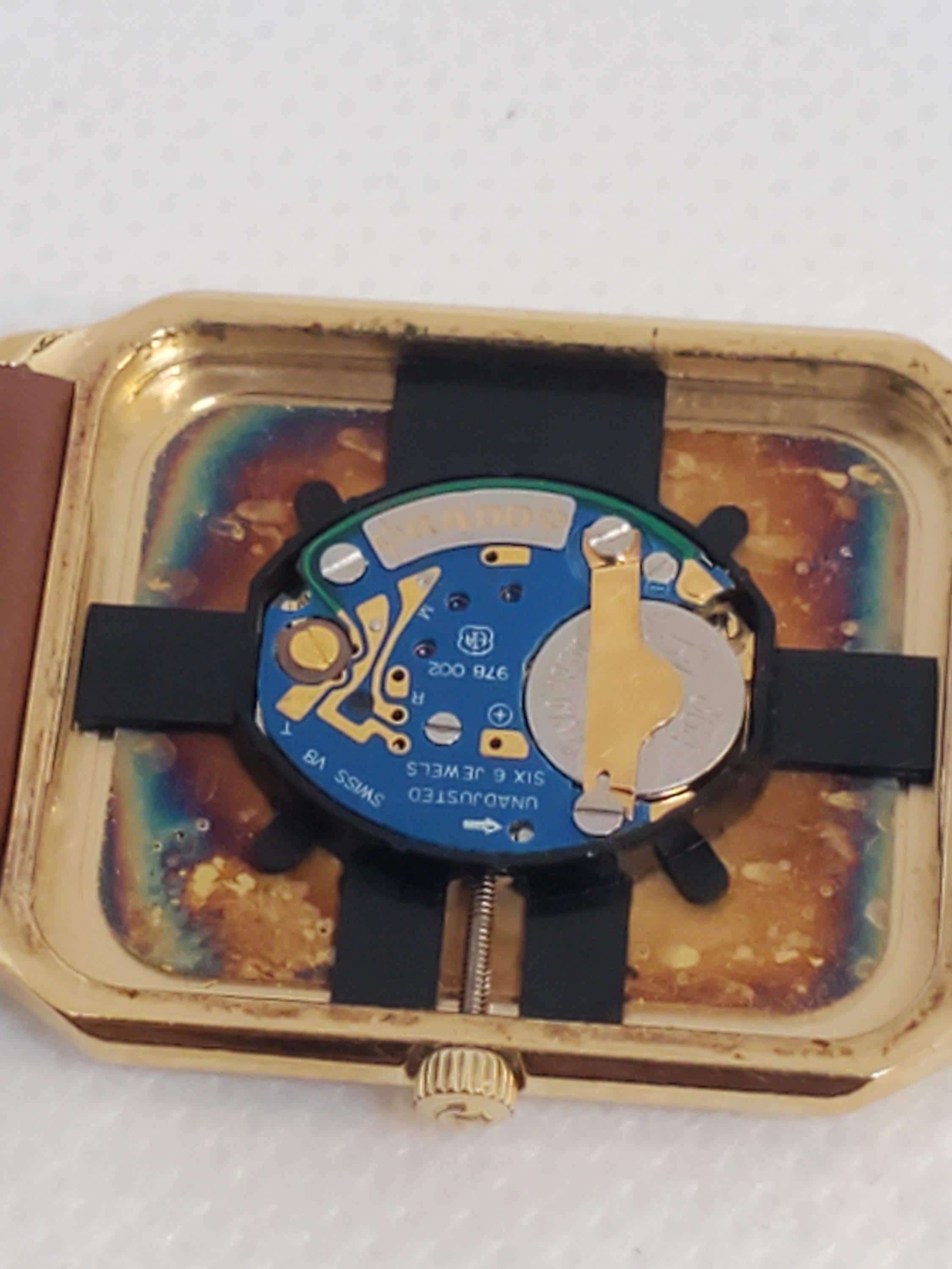 Rado 18K Gold Plated Watch Vintage Collection - Etsy