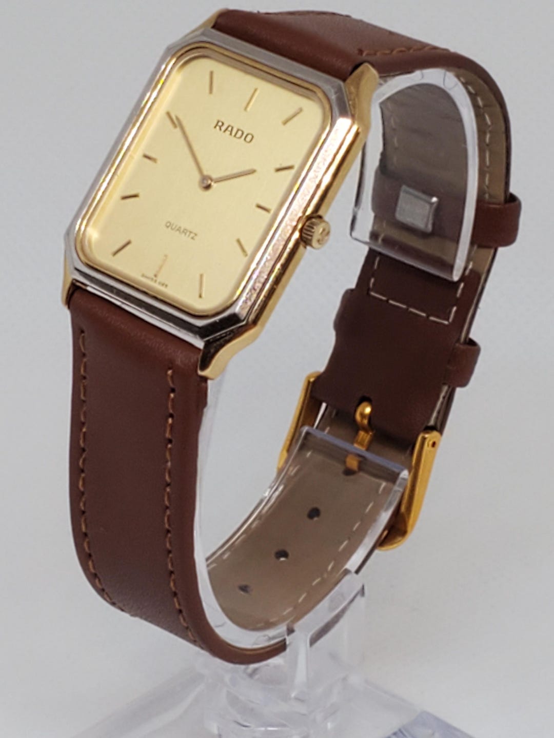 Rado 18K Gold Plated Watch - Vintage Collection - - Etsy
