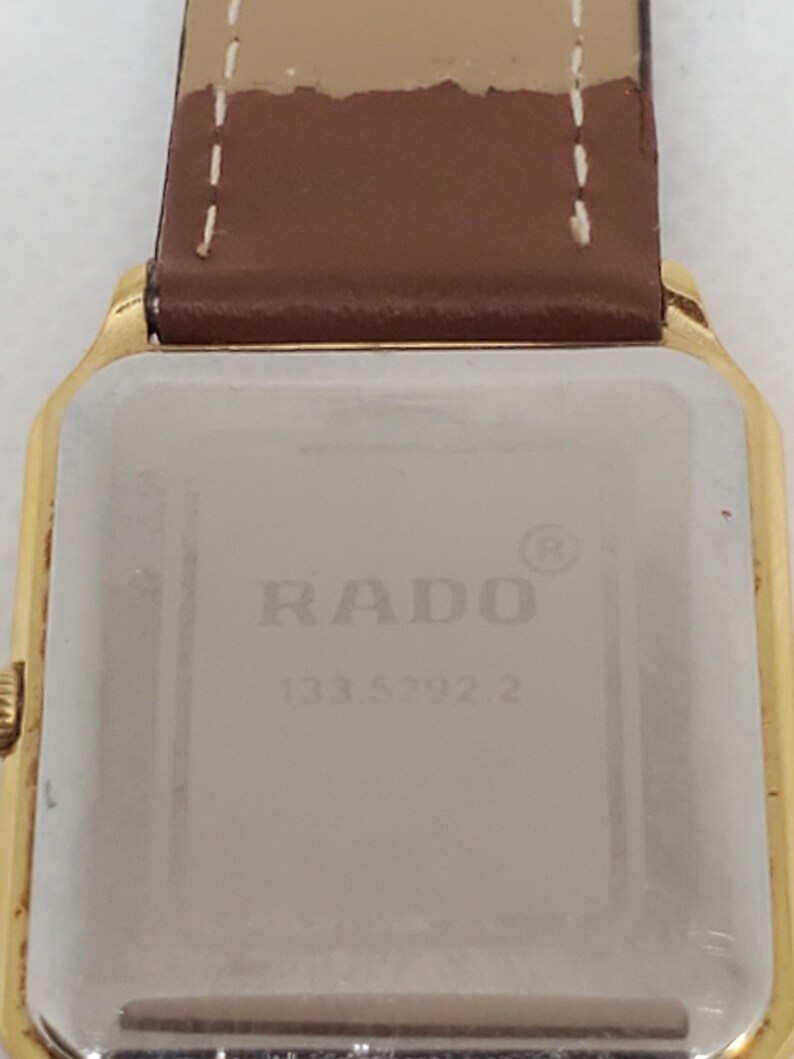 Rado 18K Gold Plated Watch Vintage Collection - Etsy