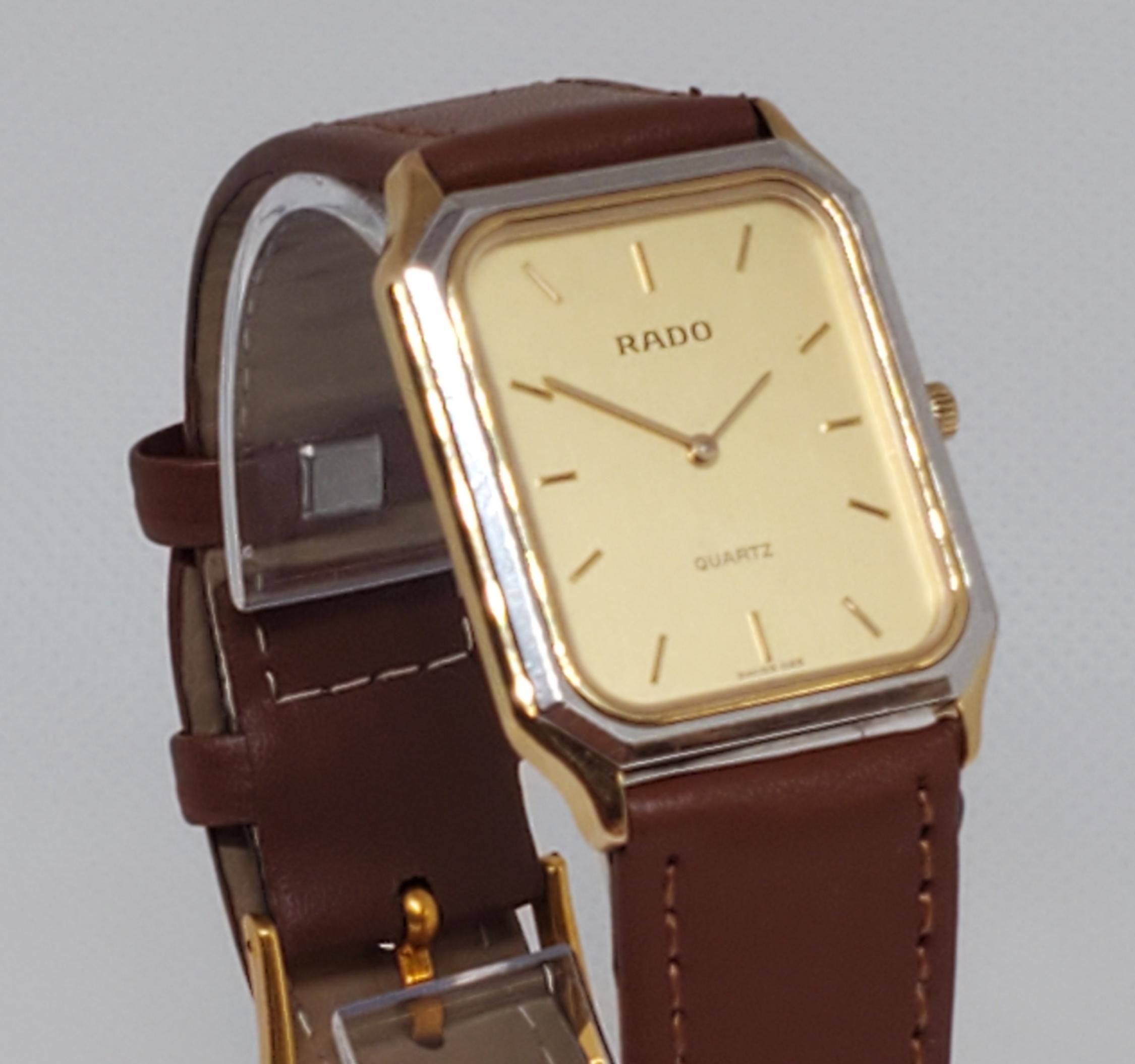 Rado 18K Gold Plated Watch Vintage Collection - Etsy