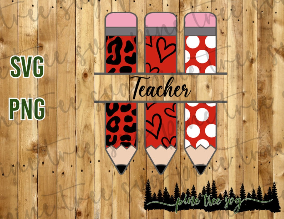 Valentines Day - Teacher - SVG - PNG - Instant Download - Etsy