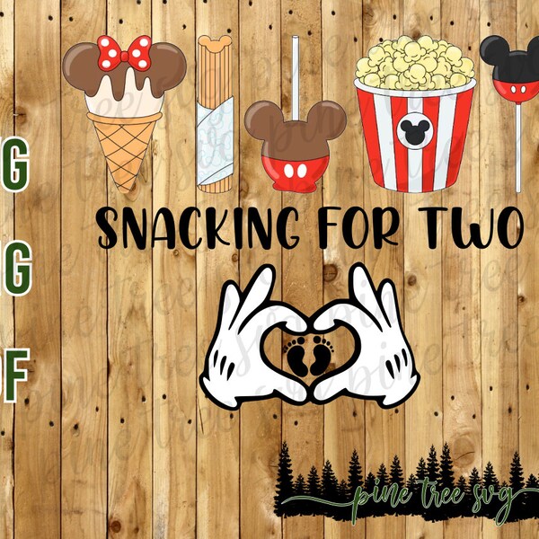 Disneyland Snacks Svg - Etsy