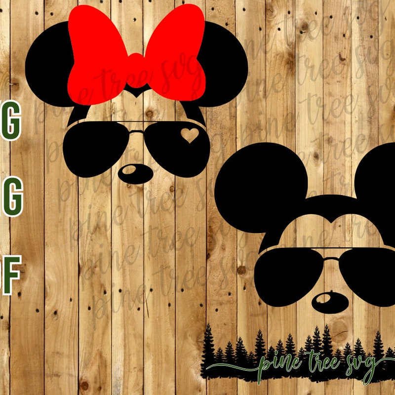 Mickey Glasses Svg - Etsy