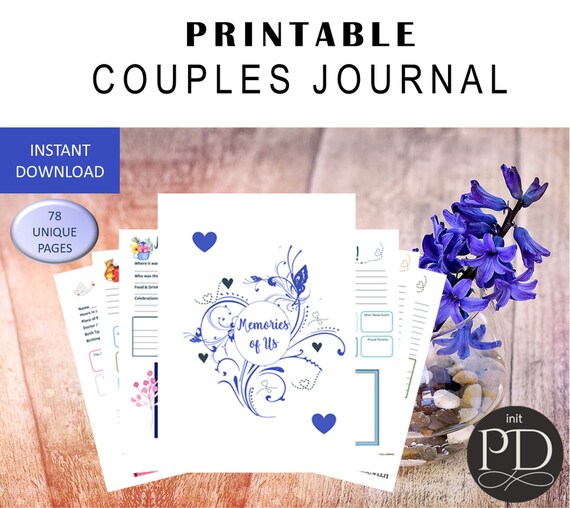 Printable Couples Journal Couples Gift Relationship - Etsy