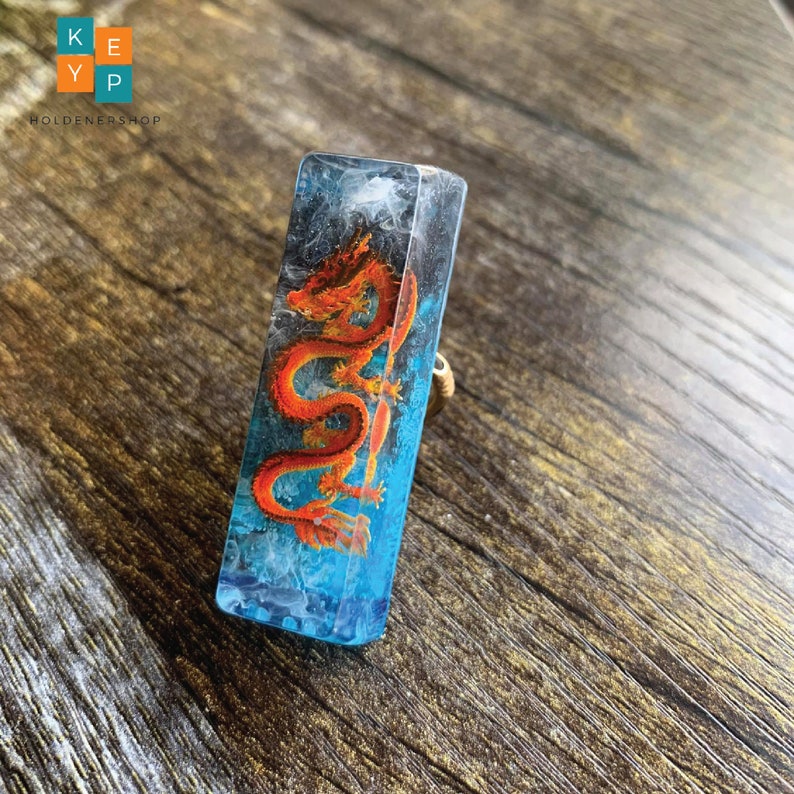 Dragon Resin Keycap Handmade Shift Artisan Keycap Handmade | Etsy