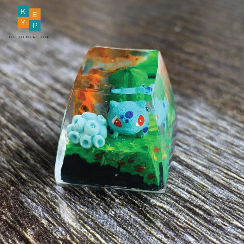 Pokemon Resin Keycap Handmade Pokemon Artisan Keycap best | Etsy