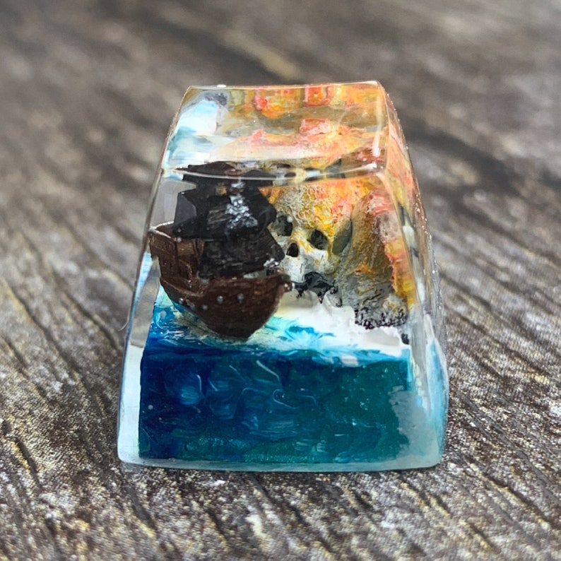 Resin Keycap Handmade Artisan Keycap Handmade Keycap | Etsy