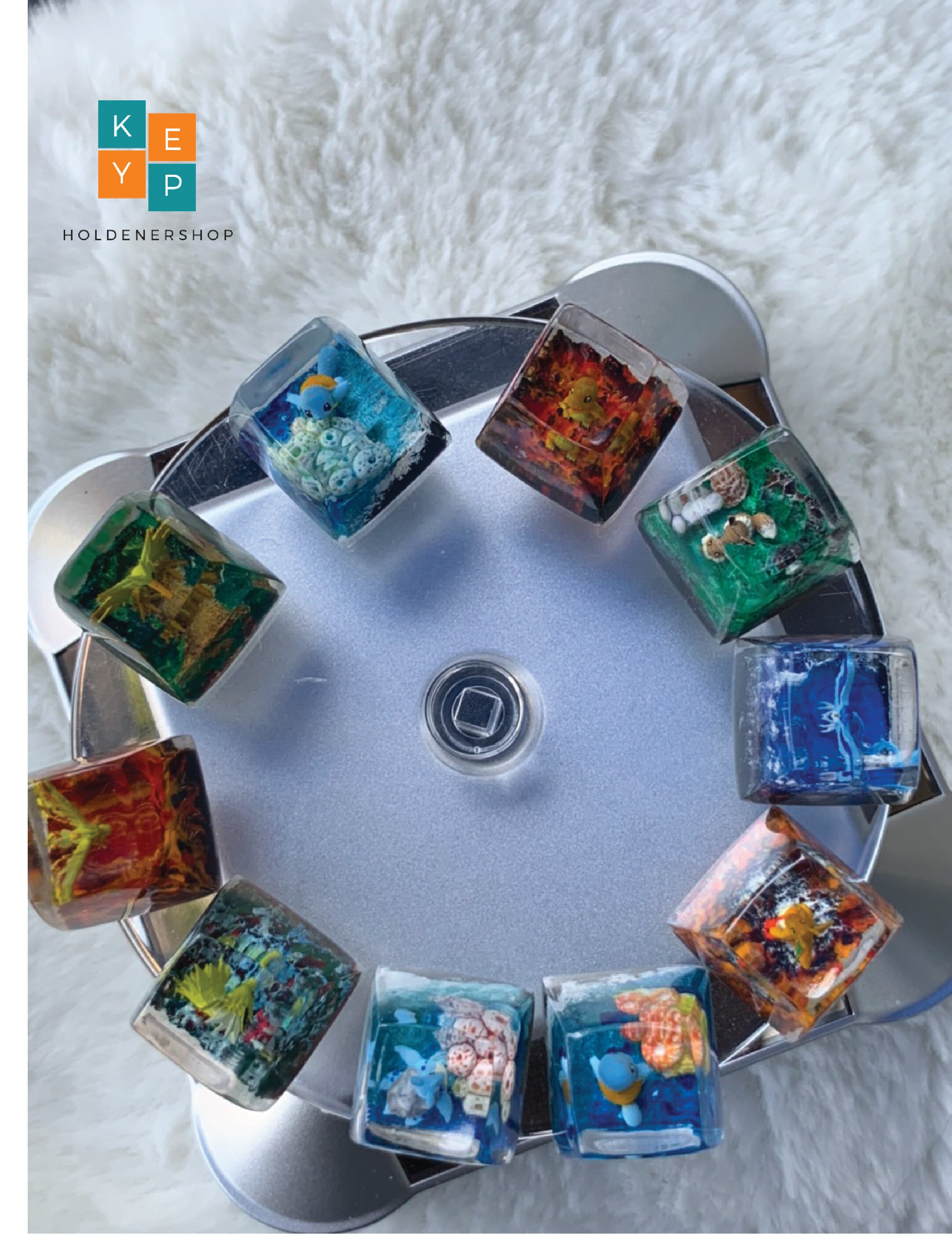 Pokemon Resin Keycap Handmade Pokemon Artisan Keycap best | Etsy