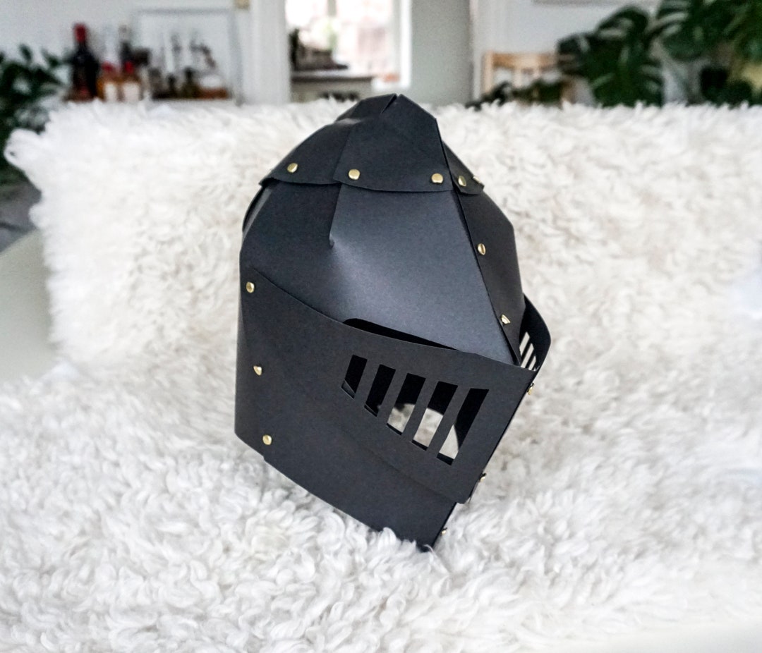 The Black Knight - Make Your Own Paper Helmet With This Instant ...