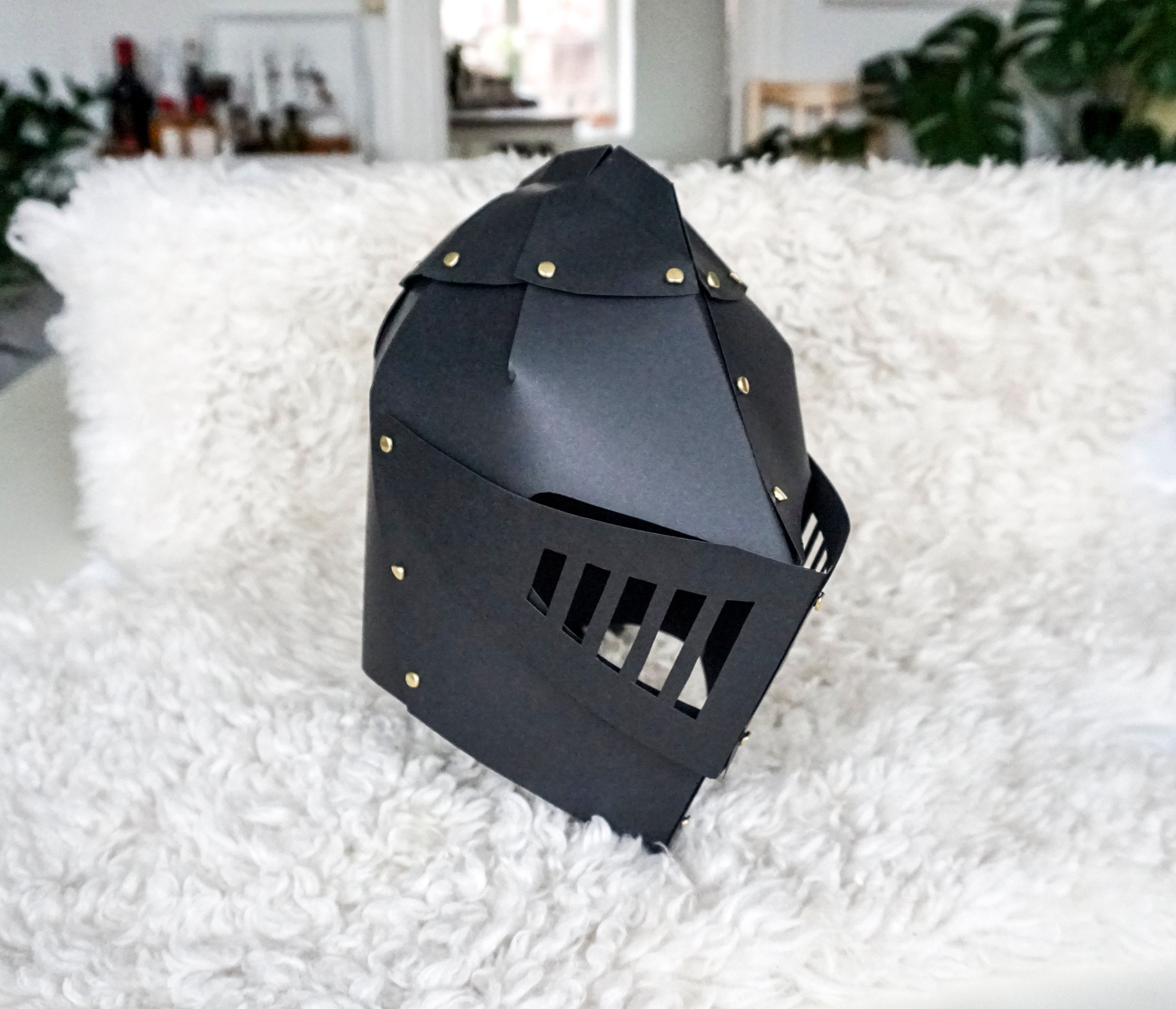 The Black Knight - Make Your Own Paper Helmet With This Instant ...