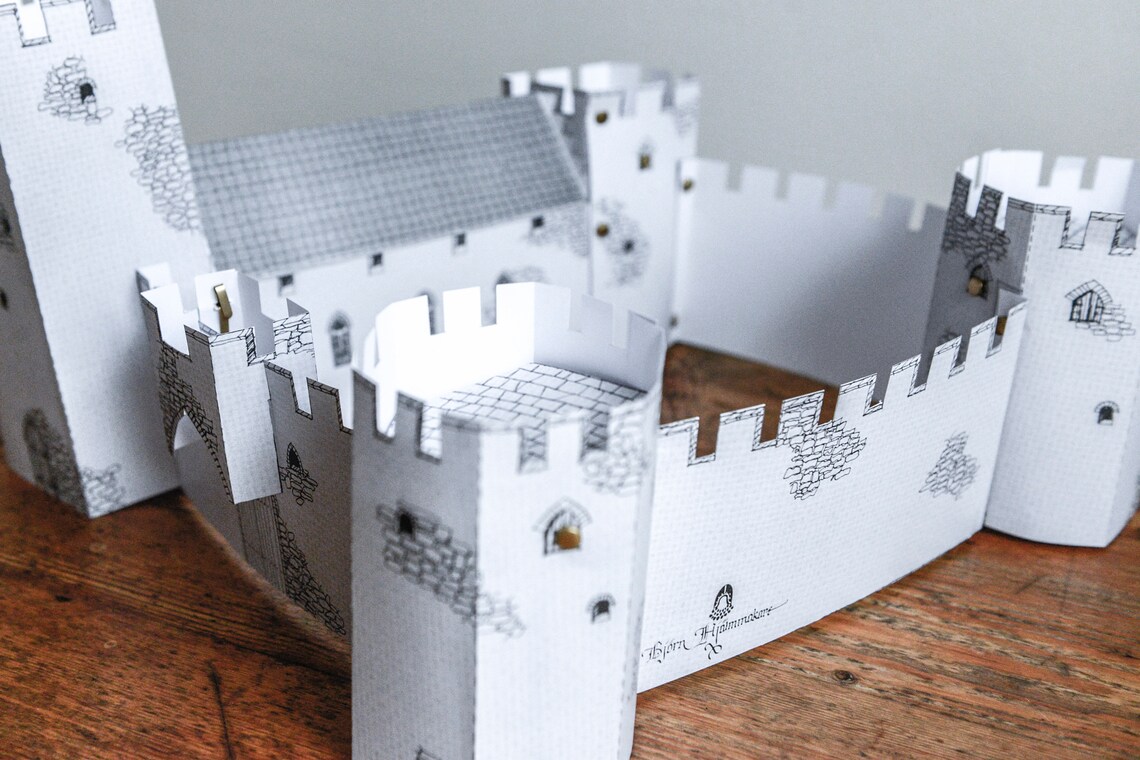 Castle - Make Your Own Castle With This Instant Download Template - Etsy
