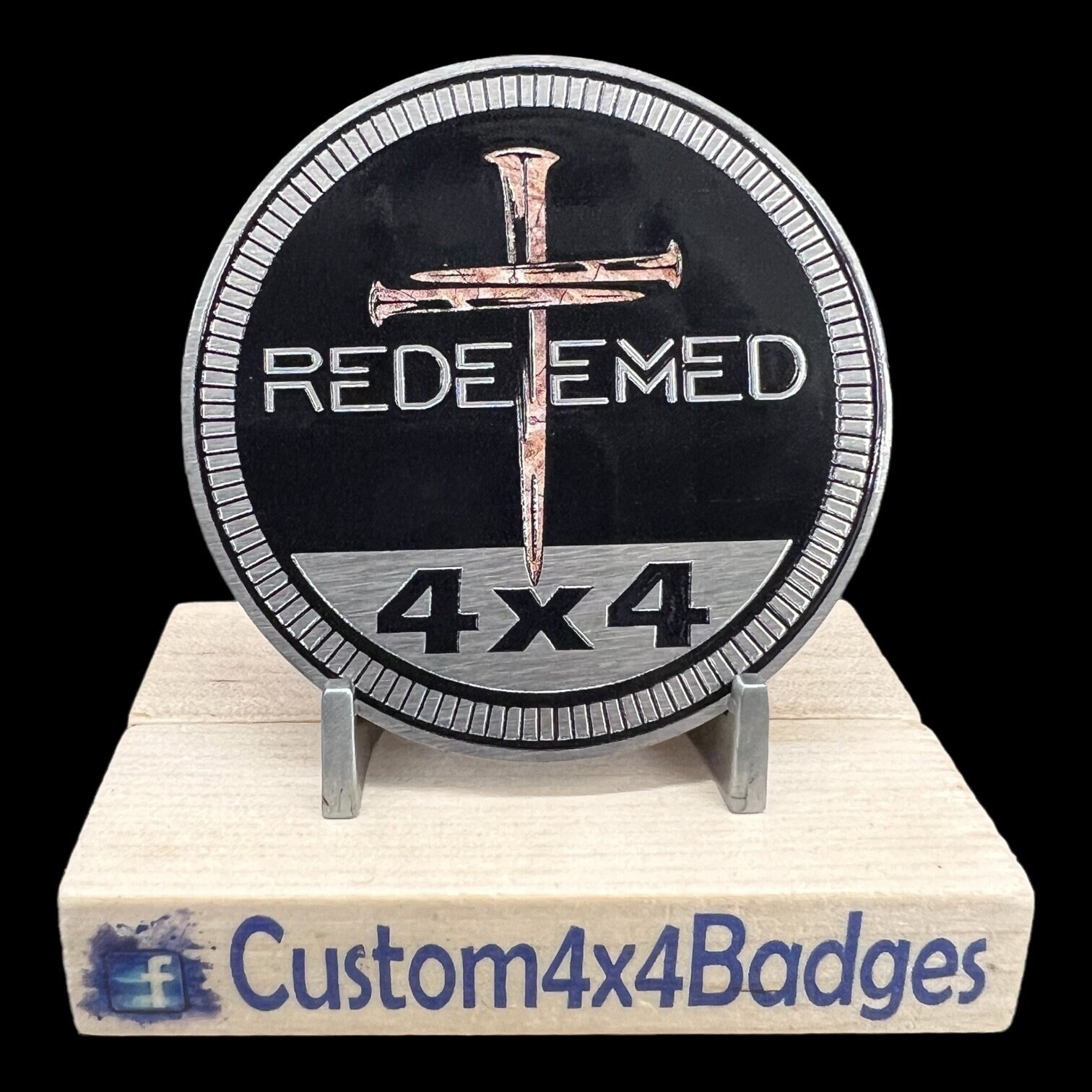 Redeemed Unique METAL 4x4 Badges Made for Any 4x4 Vehicle - Etsy