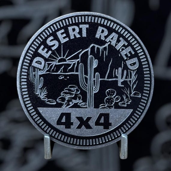 Hurricane Rated Jeep Badge Pirate Rated - Distinctive Metal 4x4 Badge ...