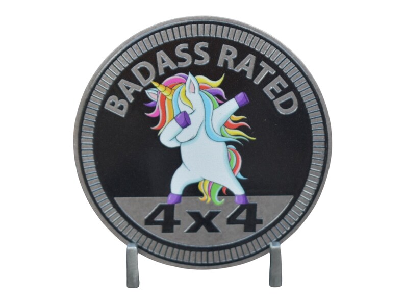 Badass Unique METAL 4x4 Badges Made for Any 4x4 Vehicle - Etsy