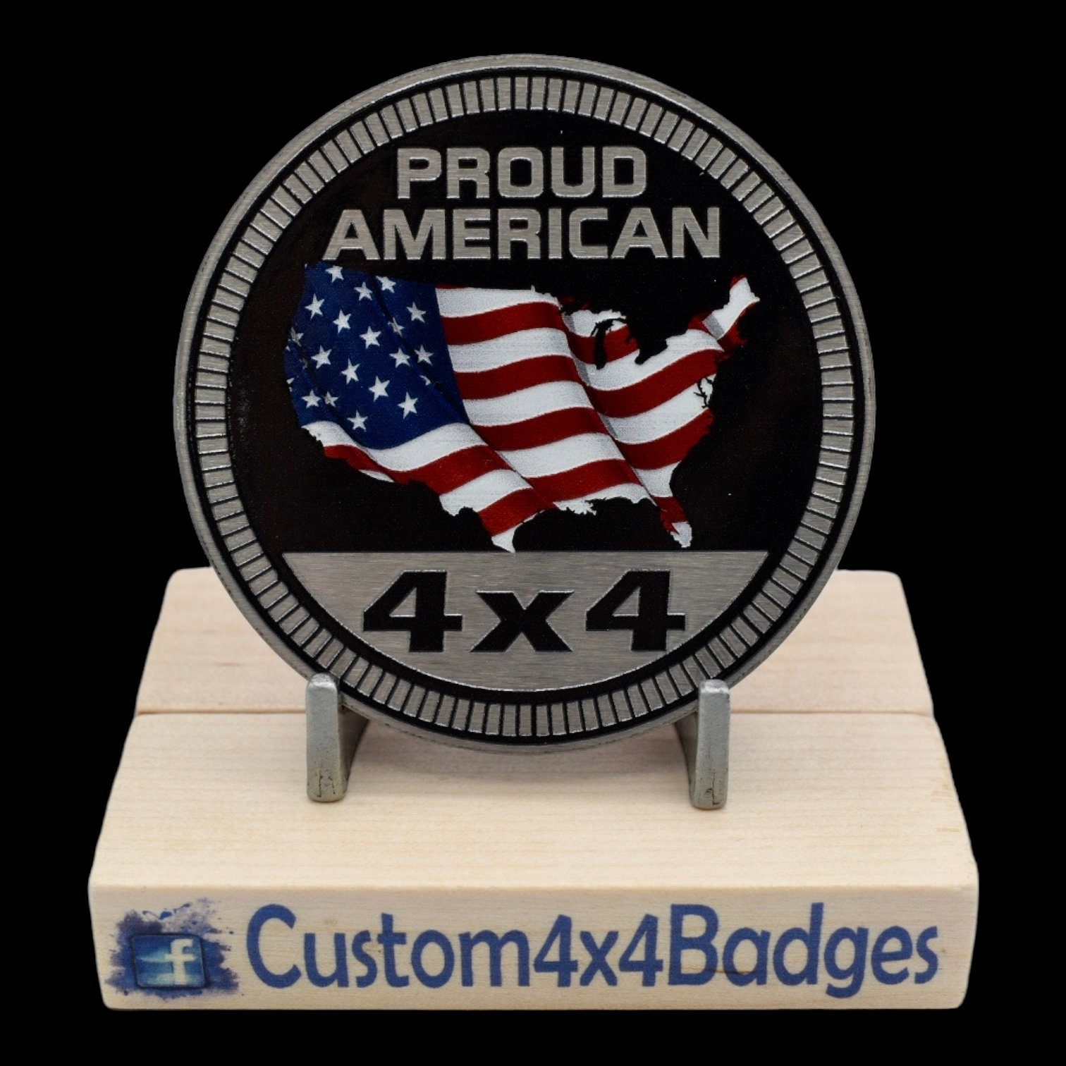 Proud American Unique METAL 4x4 Badges Made for Any 4x4 - Etsy
