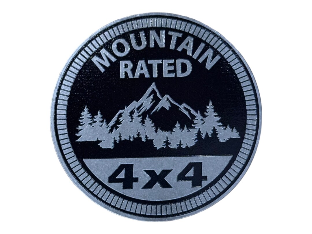 Mountain Unique METAL 4x4 Badges Made for Any 4x4 Vehicle - Etsy