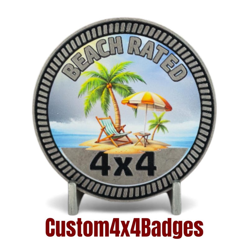 Beach Badge - Etsy
