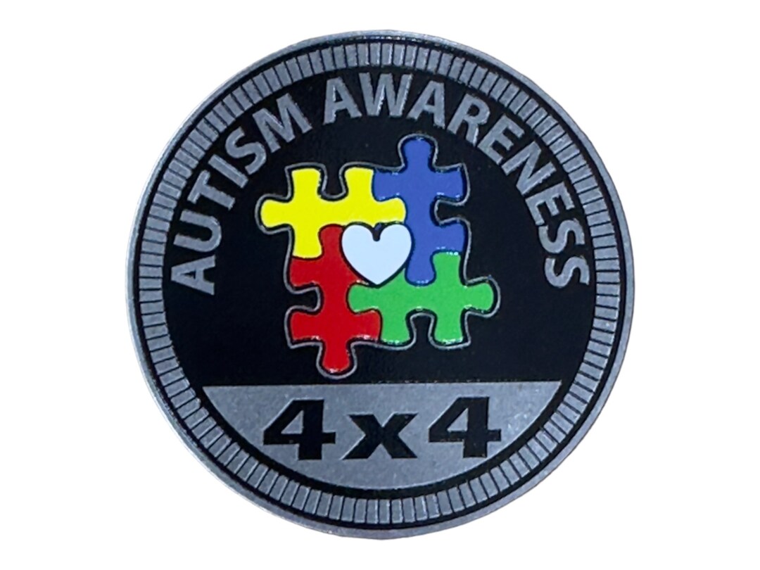 Autism Awareness Unique METAL 4x4 Badges Made for Any 4x4 Vehicle - Etsy