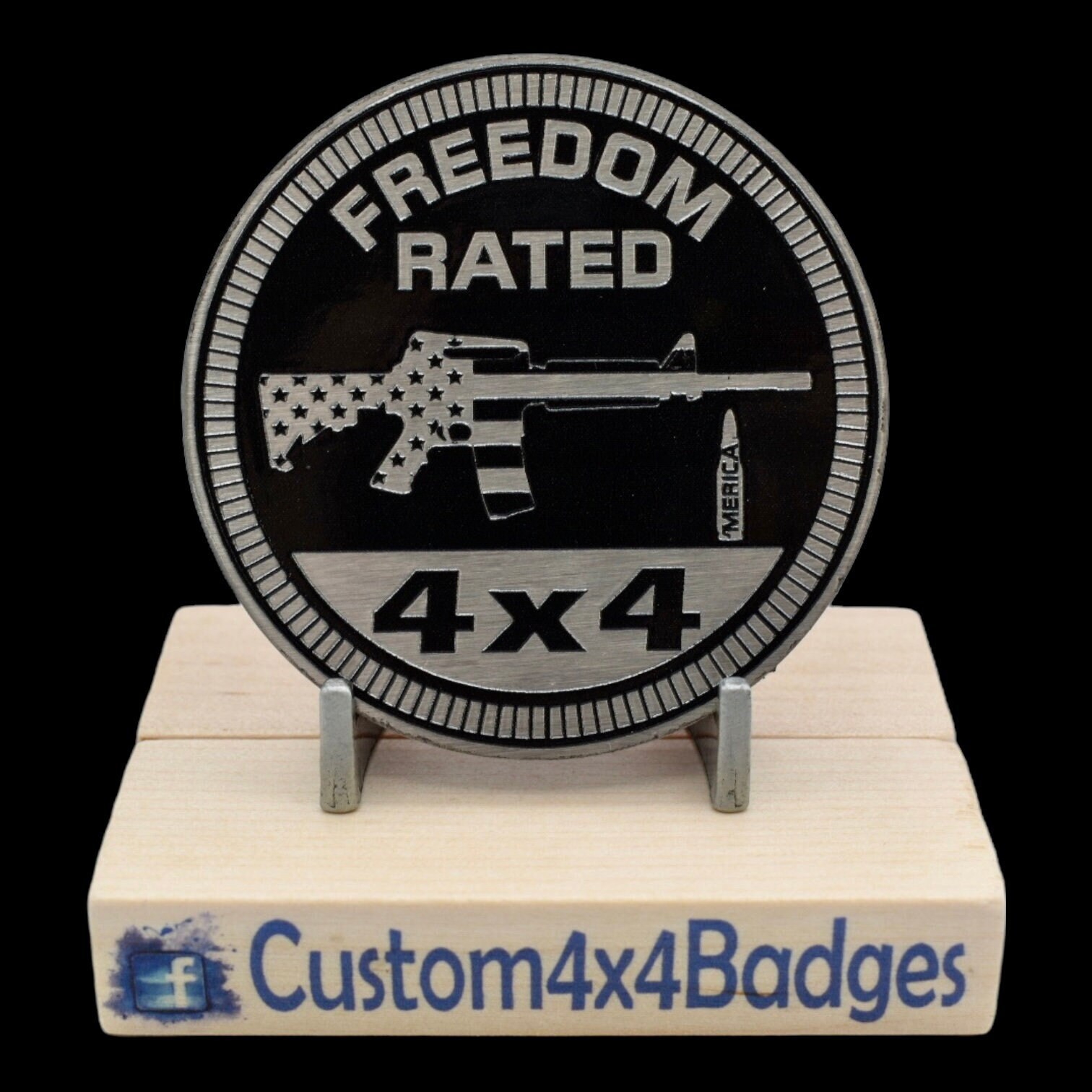 Freedom Rated Unique METAL 4x4 Badges Made for Any 4x4 - Etsy