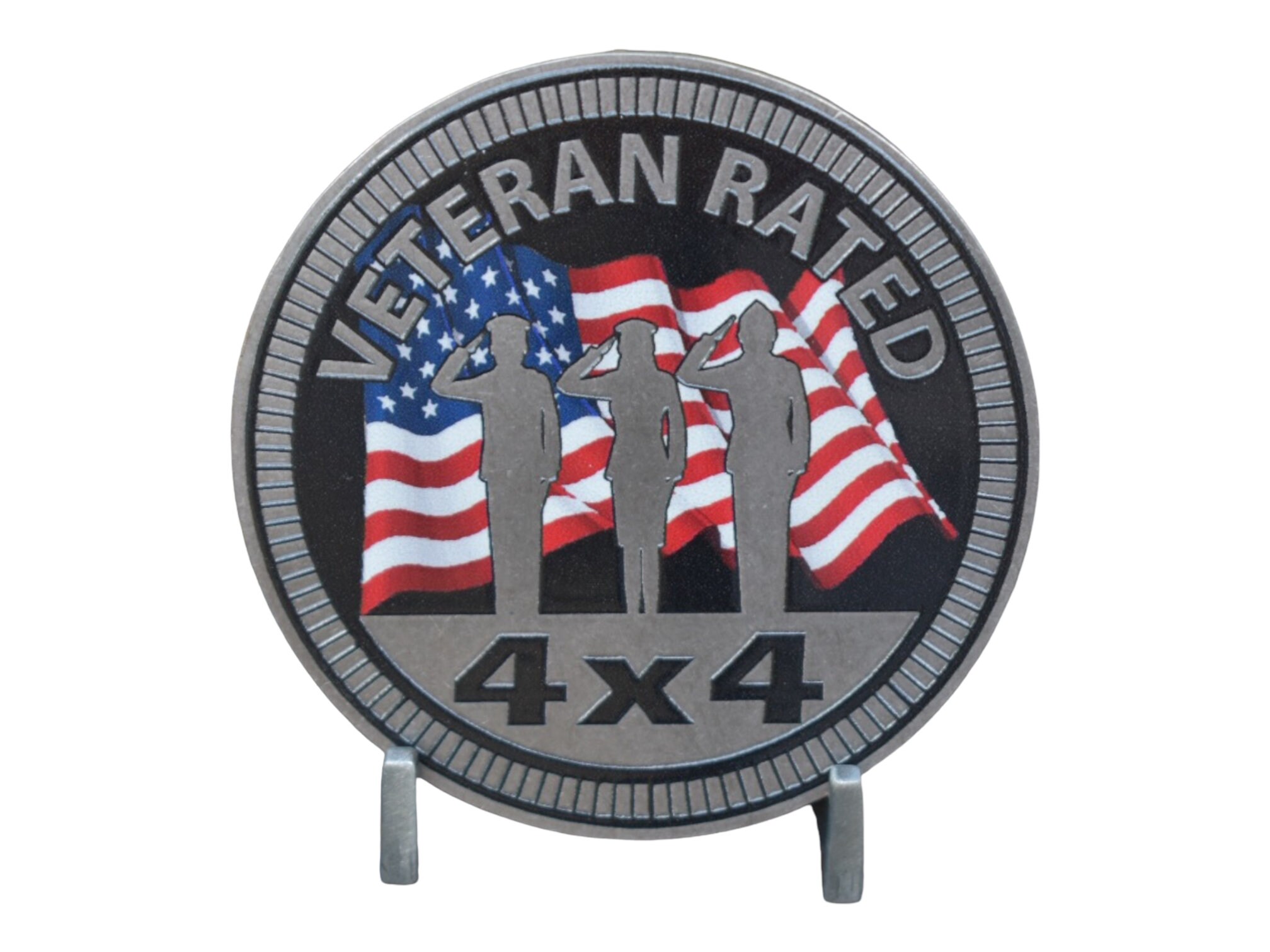 Veteran Rated Unique METAL 4x4 Badges Made for Any 4x4 - Etsy