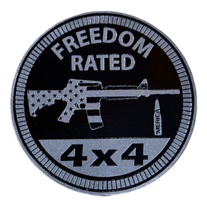 Freedom Rated Unique METAL 4x4 Badges Made for Any 4x4 Vehicle - Etsy