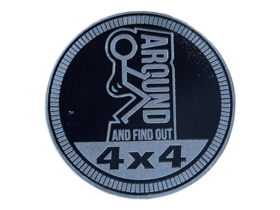 FAFO Guy- Unique METAL 4x4 Badges Made for Any 4x4 Vehicle - Etsy