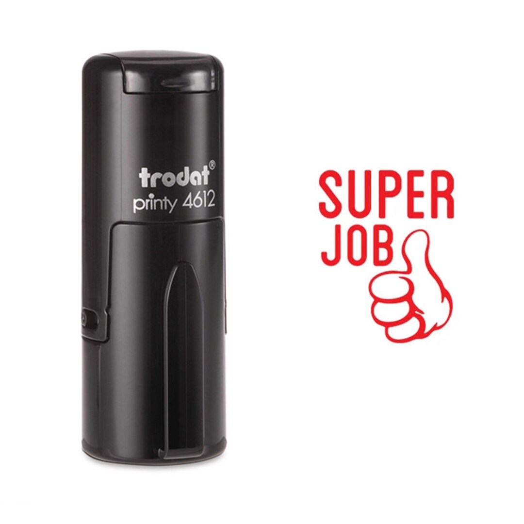 Super Job Self Ink Stamp - Etsy