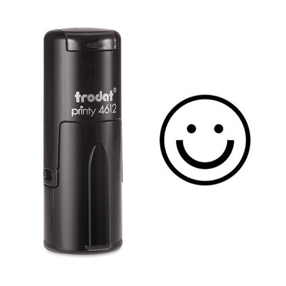 Broad Smiley Face Self Inking Stamp | Etsy