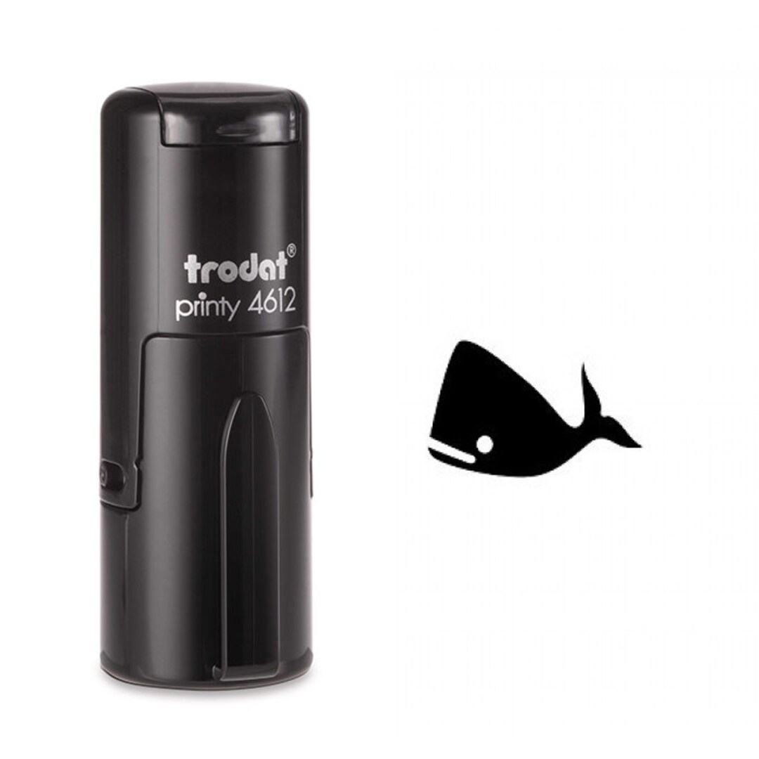 Whale Self Inking Stamp - Etsy