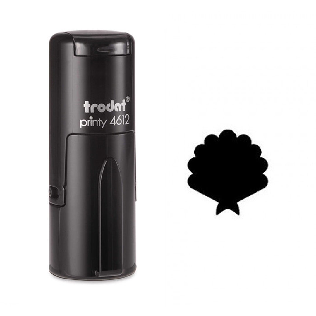 Scallop Shell Self-inking Stamp - Etsy