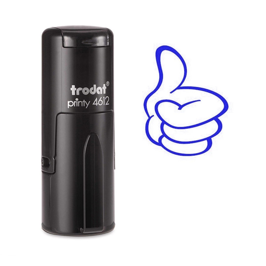 Thumbs up Self Inking Stamp - Etsy