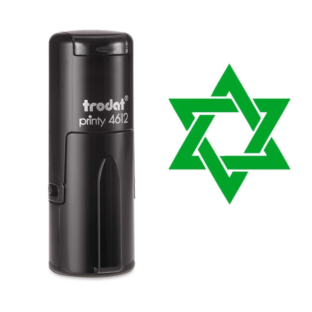 Star of David Self Inking Stamp - Etsy