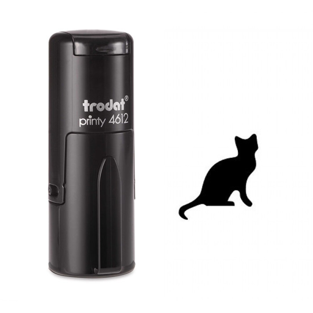 Female Cat Self Inking Stamp - Etsy