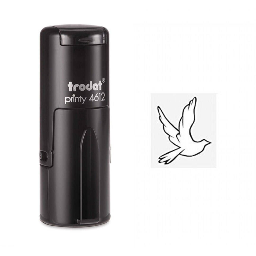 Flying Bird Self Inking Stamp - Etsy UK
