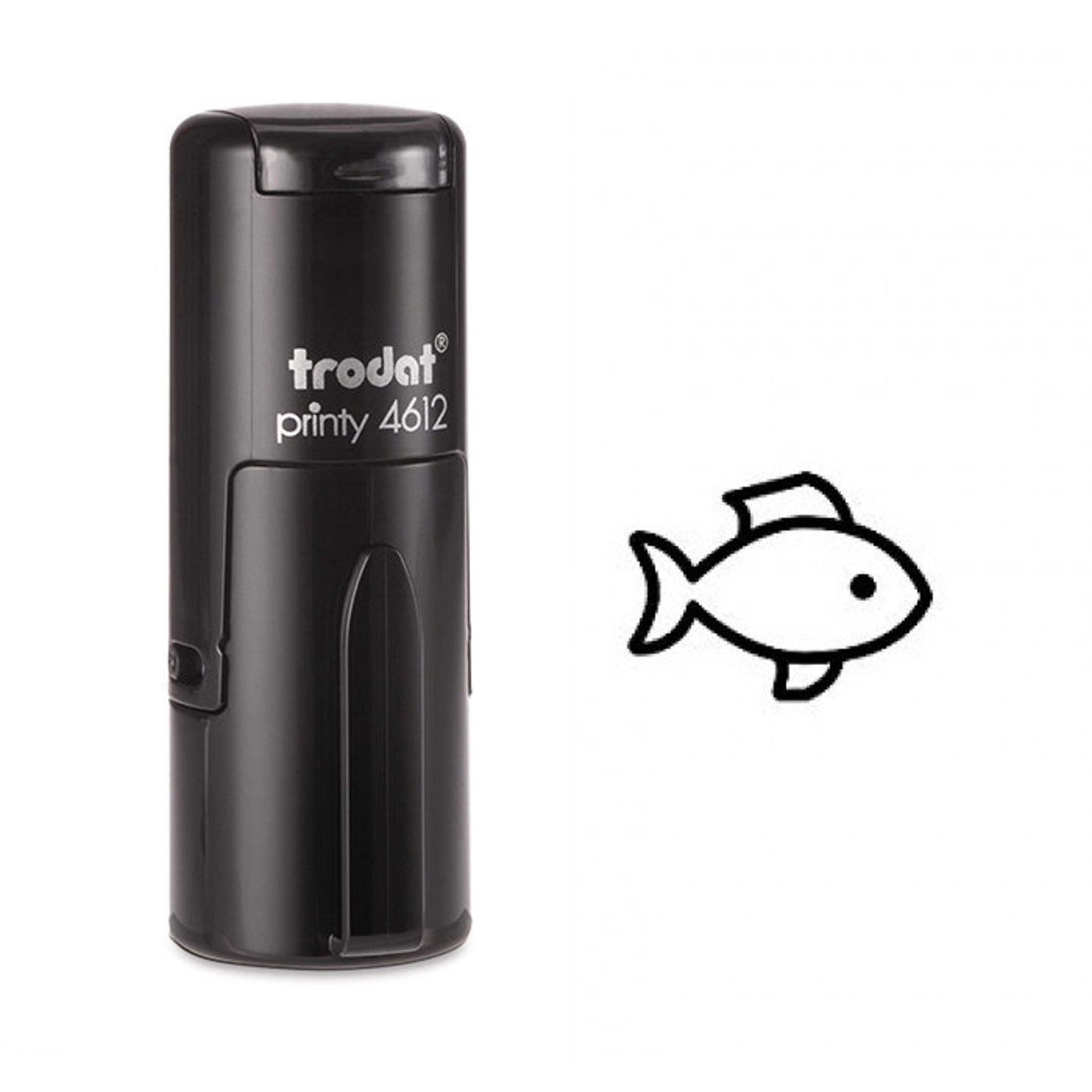 Fish Self-inking Stamp - Etsy