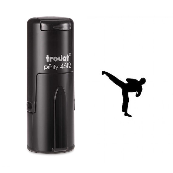 Karate High Kick Self-inking Stamp | Etsy