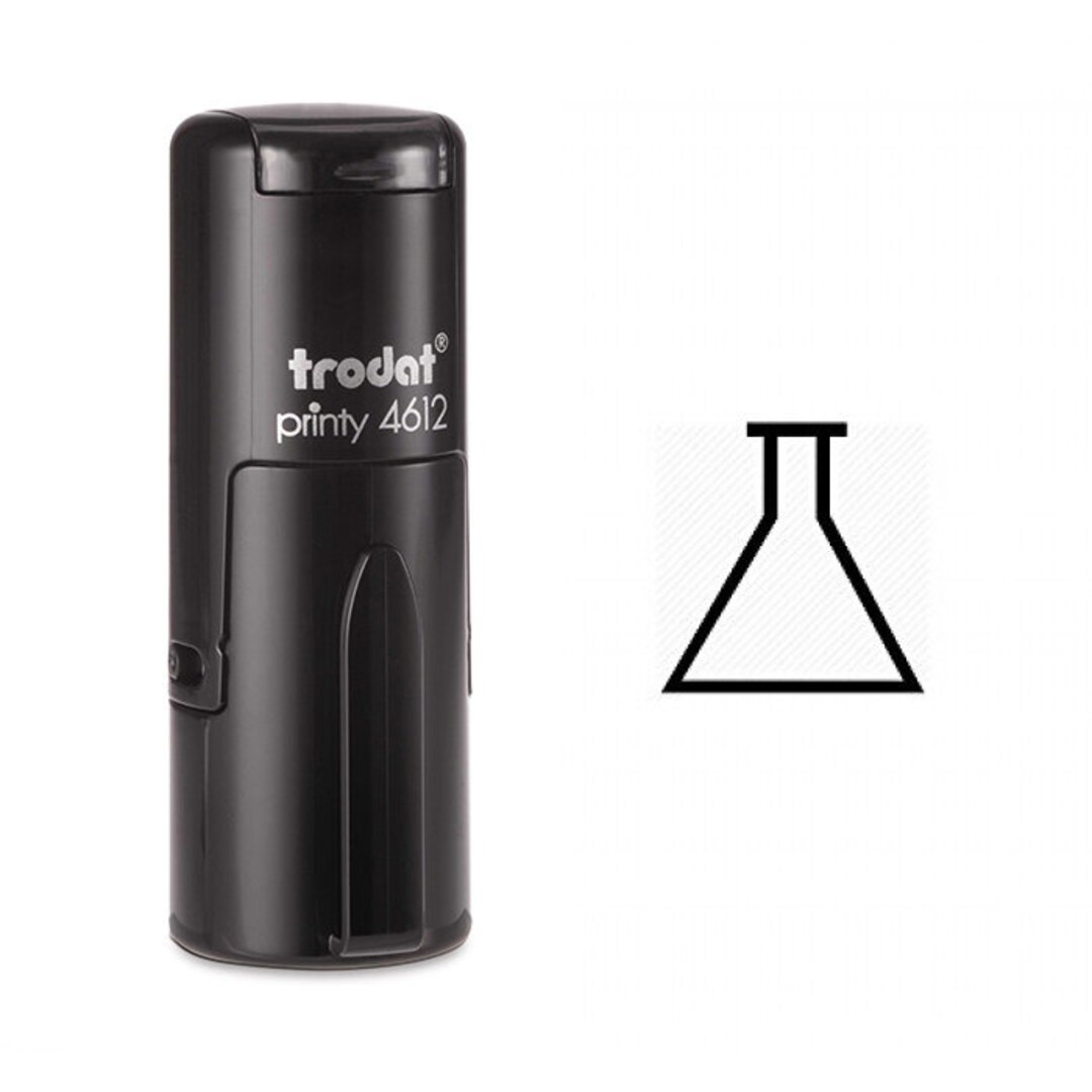 Erlenmeyer Flask Self Inking Stamp - Etsy