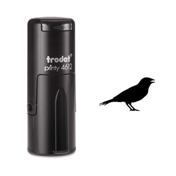 Crow Rubber Stamp - Etsy