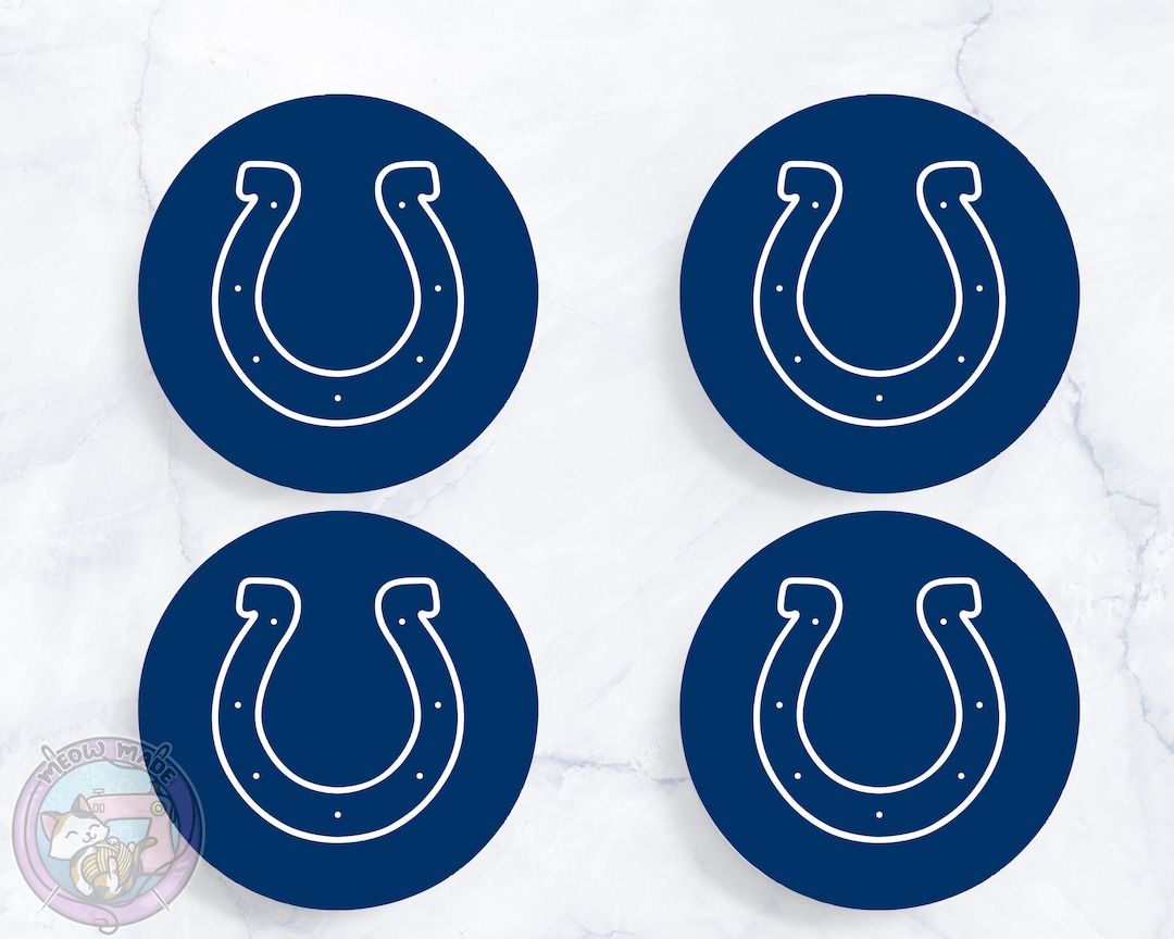 NFL Indianapolis Colts Football Ceramic Coasters Set of 4 Team Logo ...