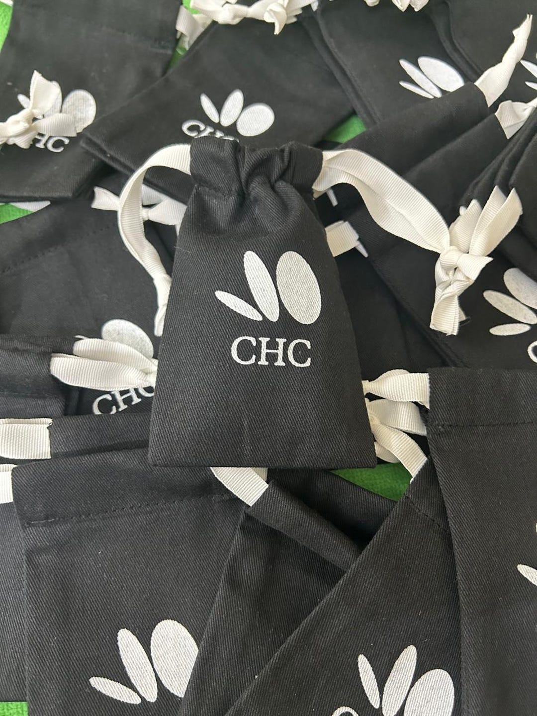 Custom Logo Black Cotton Drawstring Bag, Jewelry Packaging Pouch - Etsy
