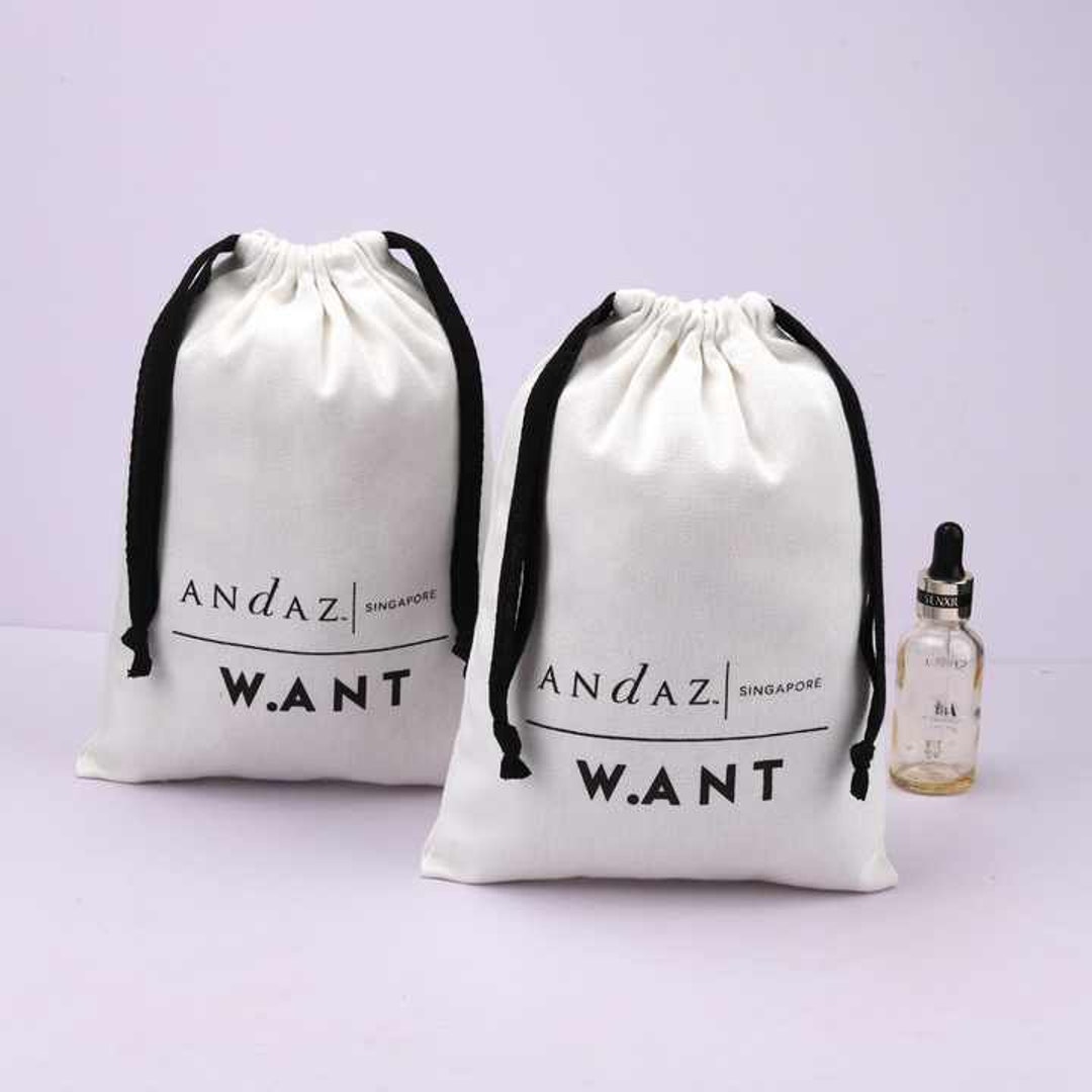 Custom Logo Cotton Muslin Pouch, Personalized Favor Bag - Etsy