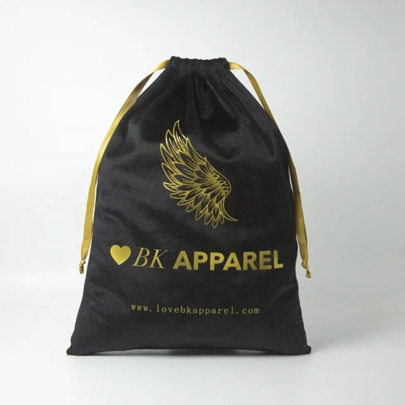 Set of 25 Black Velvet Drawstring Favor Bags, Jewelry Gift Pouches ...