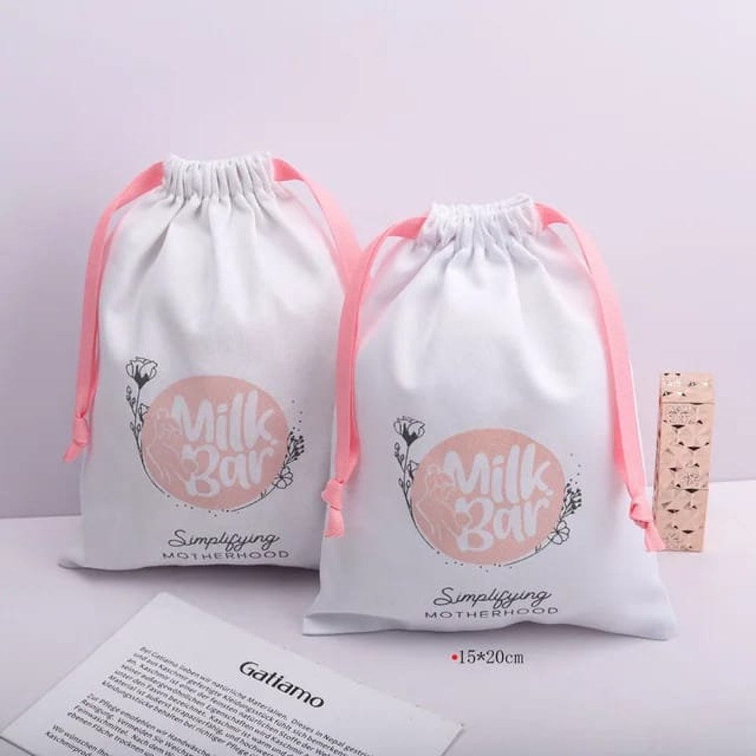 100 White Cotton Drawstring Bags, Pure Cotton Drawstring Bags, Cotton ...