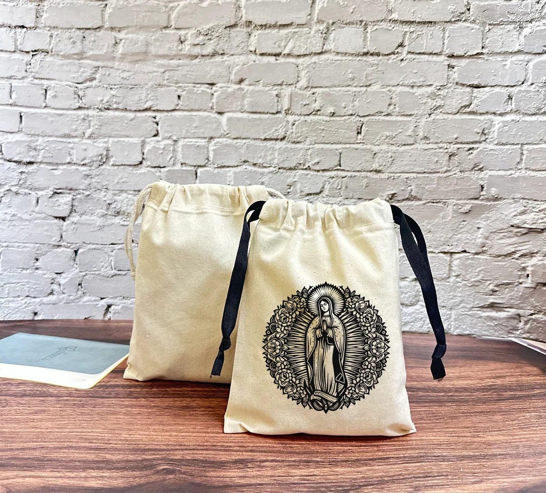 Virgin Mary Rosary Bag - Catholic Prayer Bag - Personalized - Custom ...