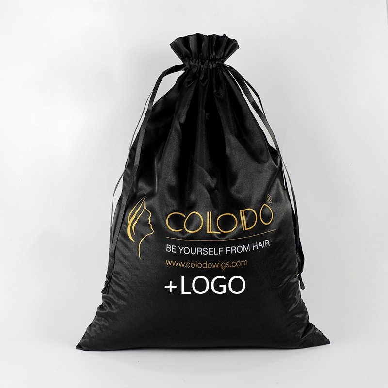 Set of 20/30 Black Satin Favor Bags Personalized satin favor | Etsy