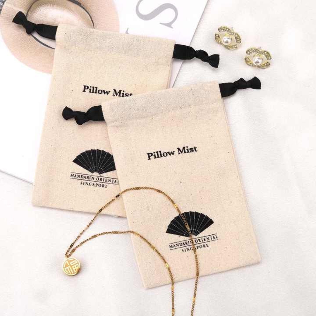 100 Plain Black Cotton Drawstring Bags Jewelry Packaging Pouch, Custom ...