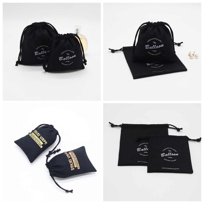 100 Plain Black Cotton Drawstring Bags Jewelry Packaging - Etsy