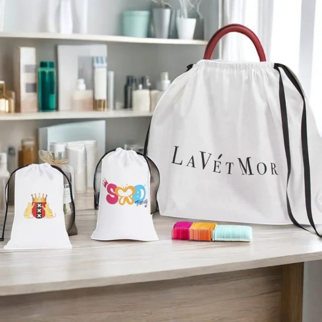 Set of 20/30/50/100 Dust Cover Storage Bags Cotton Drawstring Pouch for ...