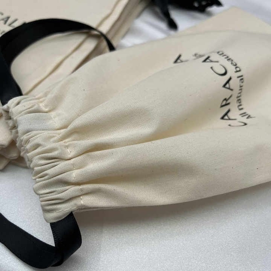 Custom Cotton Drawstring Bag, Personalized Logo, Jewelry Pouch, Wedding ...