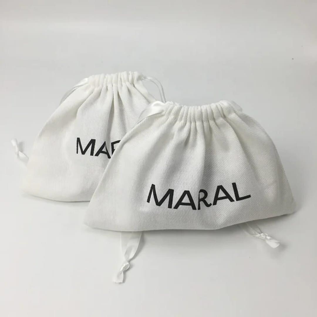 White Cotton Drawstring Bags Custom Silk Drawstring Bag, Personalized ...